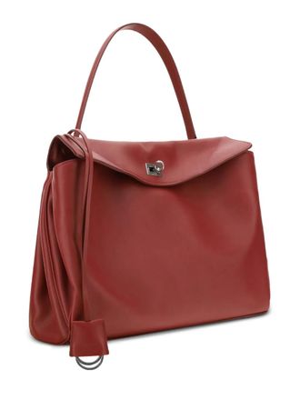 Balenciaga sac porté épaule en cuir - Rouge