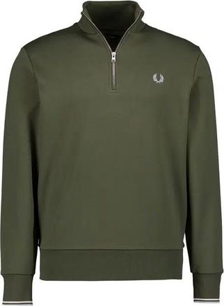 Fred Perry Herren Troyer gr&uuml;n unifarben