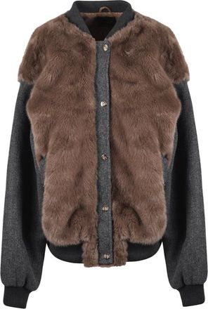 Souvenir Femme, Vestes, Multicolore, Taille: 42 FR Bomber Jacket