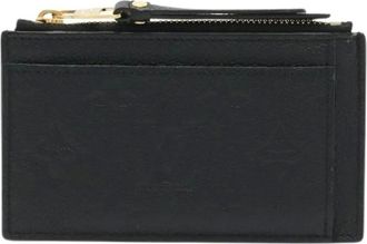Louis Vuitton Porte-monnaie Monogram Empreinte Pre-owned - Femme - Pre-owned - Noir - Taille: ONE Size