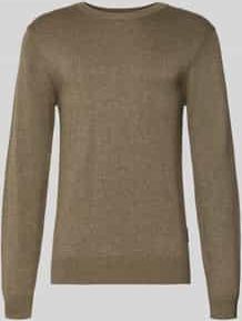 Casual Friday Strickpullover mit gerippten Abschl&uuml;ssen Modell BELLS