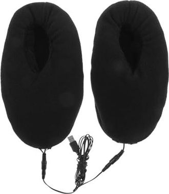 FOMIYES Chaussures Chauffantes Électriques Usb Pantoufles Chaudes Pour Hiver Réutilisables Pour Maison