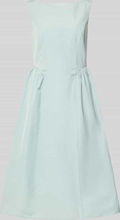 Christian Berg Midikleid mit r&uuml;ckseitigen Smok-Details