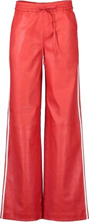 SPRWMN Gestreifte Baggy-Hose - Rot