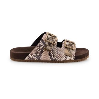 Burberry Python-Print Leder Urchin Sandalen - - Shoes - Damen - Mehrfarbig - 36 EU