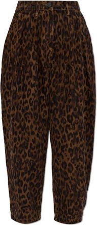 AllSaints Femme, Jeans, Brun, Taille: 40 FR Becca Barrel Leg Denim Pants