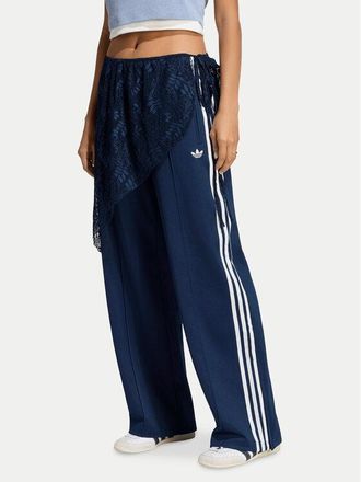 adidas Jogginghose 2In1 Firebird Loose Track Trousers With Lace Skirt LG4273 Blau Relaxed Fit