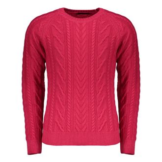Moorer Pull en cachemire &agrave; col rond - Homme - Pulls - Rouge - Taille: XS