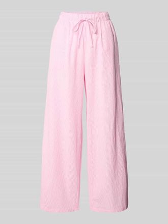 Only Regular Fit Weite Hose mit Allover-Muster Modell AUGUSTA