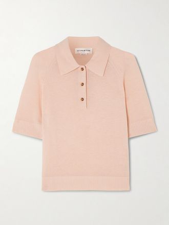 Victoria Beckham Polo En Laine M&eacute;rinos - Rose
