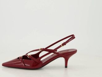Miu Miu Damen Slingbacks aus Lackleder