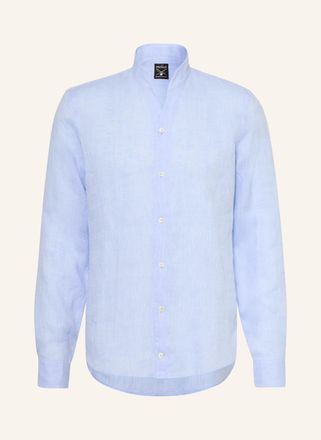 van Laack Van Laack Leinenhemd Vl-Rudo-K Slim Fit Mit Stehkragen blau