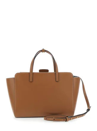 Hidesins Womens Handbag Brown Leather Calf Handbags Hand Bags