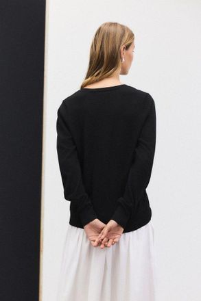 Next V-Ausschnitt-Pullover Weicher Pullover mit V-Ausschnitt und Baumwolle (1-tlg)