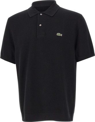 Lacoste Homme, Tops, Noir, Taille: L Polo Tricot Coupe Classique