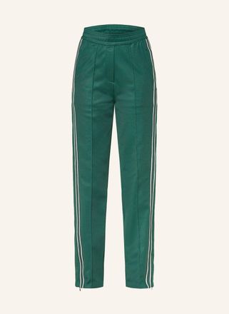 Dorothee Schumacher Dorothee Schumacher Piqu&eacute;-Hose Everyday Cool Mit Galonstreifen gruen