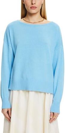 Esprit 044ee1i310 Sweater, Light Turquoise, M Damen