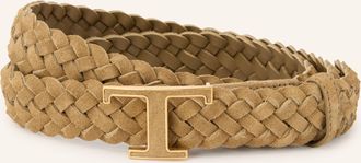 Tod's Tods Flechtg&uuml;rtel Aus Leder braun