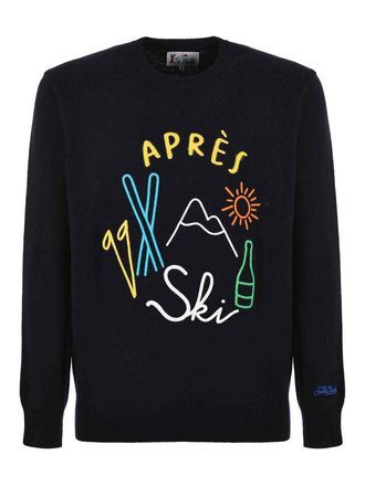 MC2 Saint Barth Pull Col Rond - Bleu