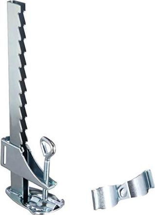 greemotion 127629 Sonnenschirmhalterung 32 mm/25 mm Balkonschirmhalter für Balkongeländer, Stahl, Silber, 1 x 1 x 1 cm