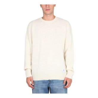 Department Five Telf Girocollo Unito - - Knitwear - Herren - Wei&szlig; - M