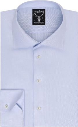 van Laack Strukturiertes Hemd in Vollzwirn-Qualität, Tailor Fit in