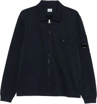 C.P. Company veste bomber à fermeture zippée - Bleu