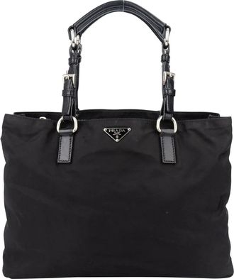 Prada Crossbody Bags - Prada Black Nylon Triangle Handbag - Gr. unisize - in Schwarz - f&uuml;r Damen