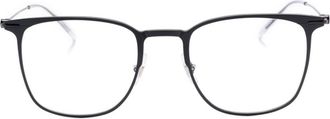Montblanc Brille mit eckigem Gestell - Schwarz