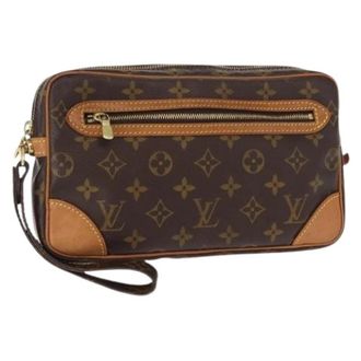 Louis Vuitton Pre-owned Vintage Canvas Clutch - - Pre-owned - Damen - Braun - ONE SIZE