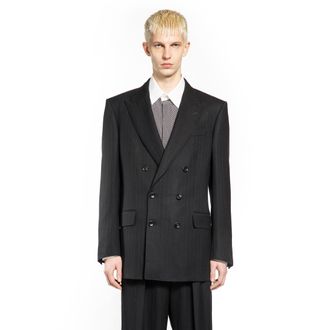 Tom Ford Wool Stripe Double-Breasted Blazer