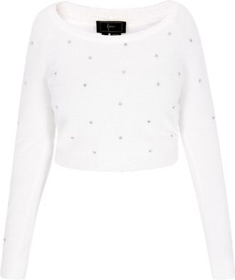 Faina Pullover Frauen cremefarben