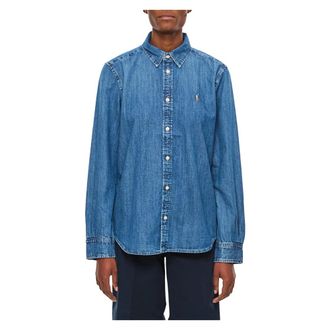 Polo Ralph Lauren Damen, Blusen & Hemden, Blau, MGr&ouml;&szlig;e