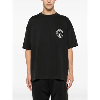Cole Buxton Logo-Print Cotton T-Shirt - Black