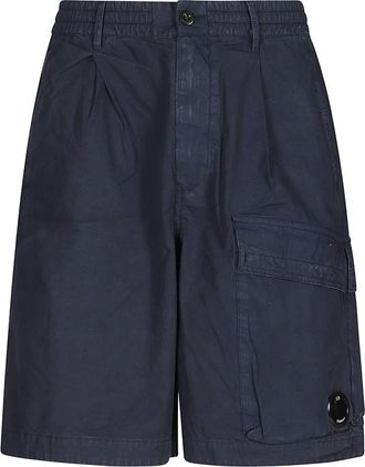 C.P. Company C.p. Company, Homme, Shorts, Bleu, Taille: S Micro-Reps Boxy Lens Short