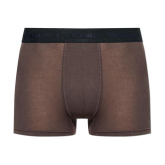 Dsquared2 Homme, Sous-v&ecirc;tements, Brun, Taille: XL Logo Boxers