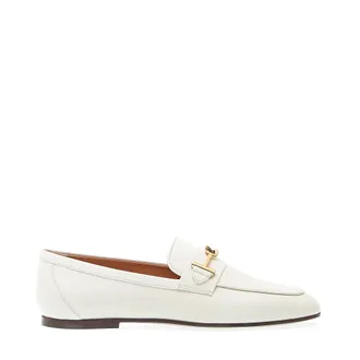Tod's Leder Mokassins - - Shoes - Damen - Wei&szlig; - 36 1/2 EU