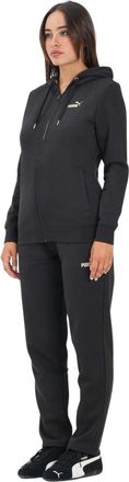 Puma Puma, Femme, Sport, Noir, Taille: 40 FR Combinaison sportive noire automne hiver