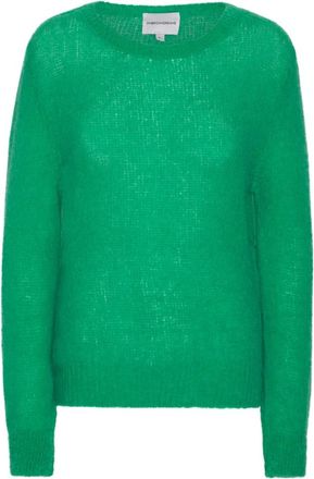 Americandreams Americandreams, Femme, Pulls, Vert, Taille: 40 FR Ulla O Neck Knit Pullover