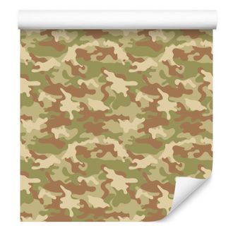 OEM Carta Da Parati Mimetica Militare Oro E Gialla Per Soggiorno E Camera Da Letto 50x1000 Cm