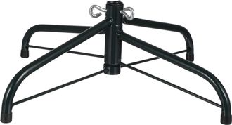 Angoily Weihnachtsbaumständer aus Grünem Pulverbeschichtetem Metall Stabiler Ständer für Künstlichen Weihnachtsbaum mit Schraubbefestigung Einfache Montage un