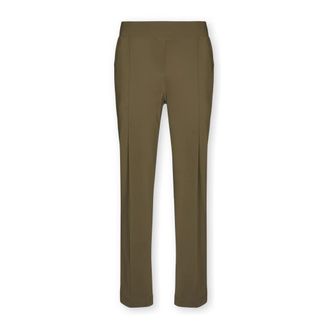 Elena Miro Jersey Hose - - Trousers - Damen - Gr&uuml;n - XS