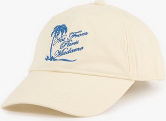 Dr&ocirc;le de Monsieur Casquette Slogan Palmiers en coton