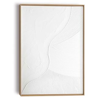 Reinders Relief Wandbild, Coast, Wohnzimmer, Poster, Wanddeko, Room Decor, MDF, Wei&szlig;, 70x50cm
