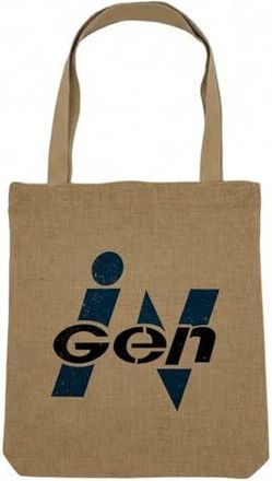 Fabulous Sac Shopping Tote Bag Aspect Lin - Ingen Geek Jeux Video Serie Film - Sac de Courses Toile Epaisse 360g Beige Naturel Cabas Port&eacute; Epaule Solide Imprim