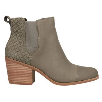 Toms EverlyBoot f&uuml;r Damen, Olive Night Wildleder, gepr&auml;gt, Waffelmuster, 42.5 EU