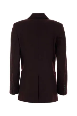 Victoria Beckham Virgin Wool Blazer - Brown