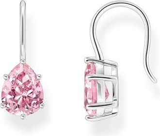 Thomas Sabo H2290-051-9 Boucles doreilles pendantes en argent sterling 925 avec zircone rose, taille unique, Argent sterling, Zircone cubique