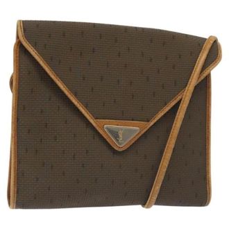 Saint Laurent Pre-owned Cuir sacs-ports-paule - Femme - Pre-owned - Brun - Taille: ONE Size