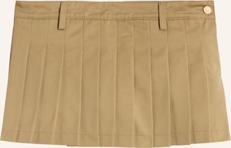 7 For All Mankind Skirt Pleated Midi beige